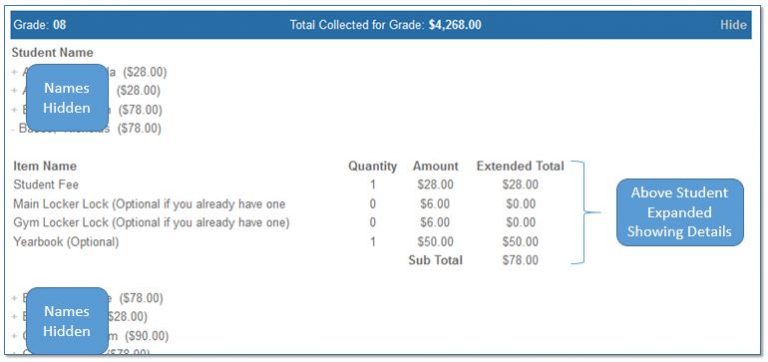 School Fee Report | IT HelpDesk